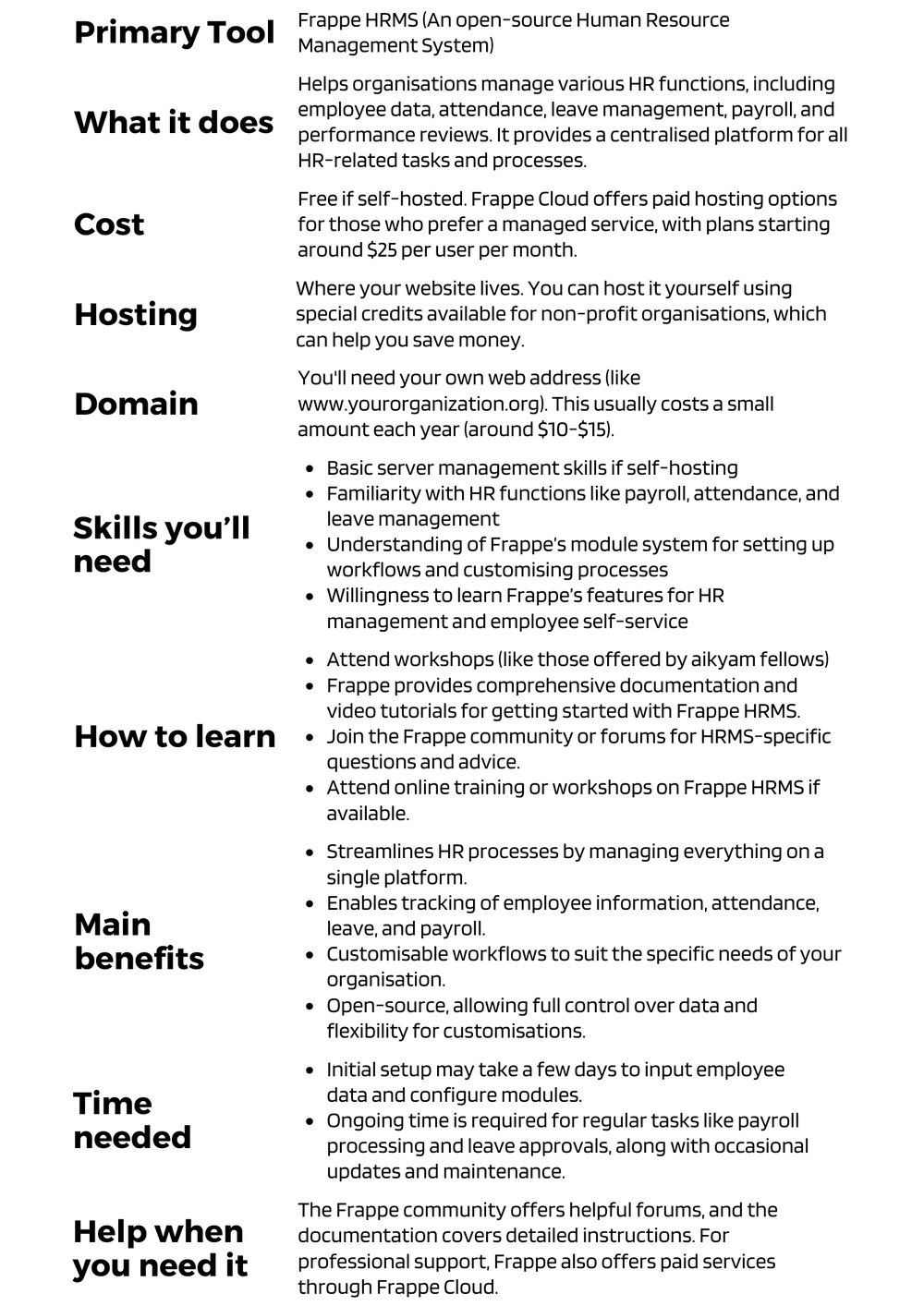 Frappe HRMS: Simplifying HR Management for Your Team